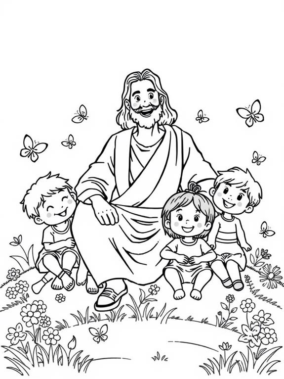 12 Jesus With Children Coloring Pages - Free to Download & Printable ...