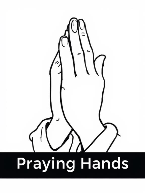 12 Praying Hands Coloring Pages - Free To Download & Printable ...