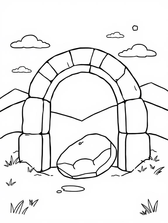 12 Empty Tomb (Easter) Coloring Pages - Free To Download & Printable ...