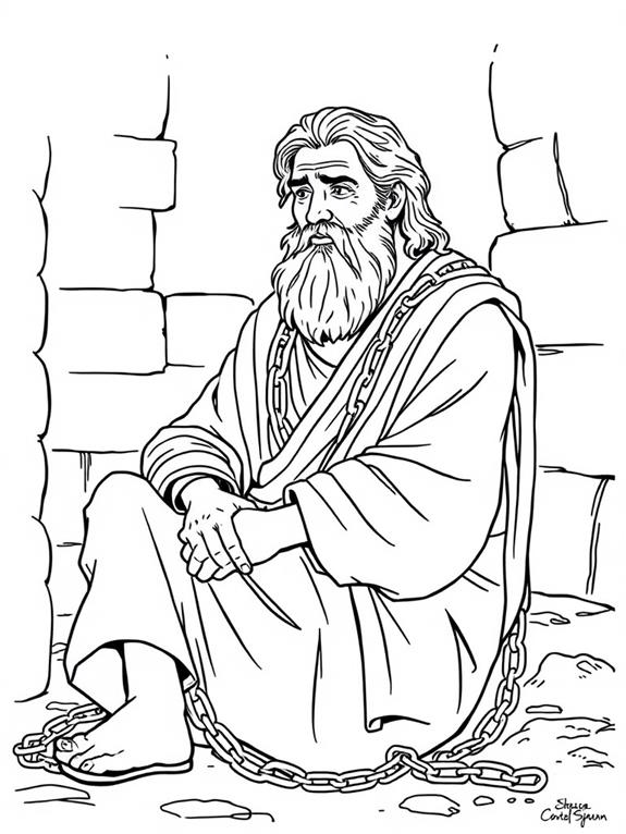 Bible Paul Coloring Pages Apostles Kids Nephew Printables Apostle Plot ...