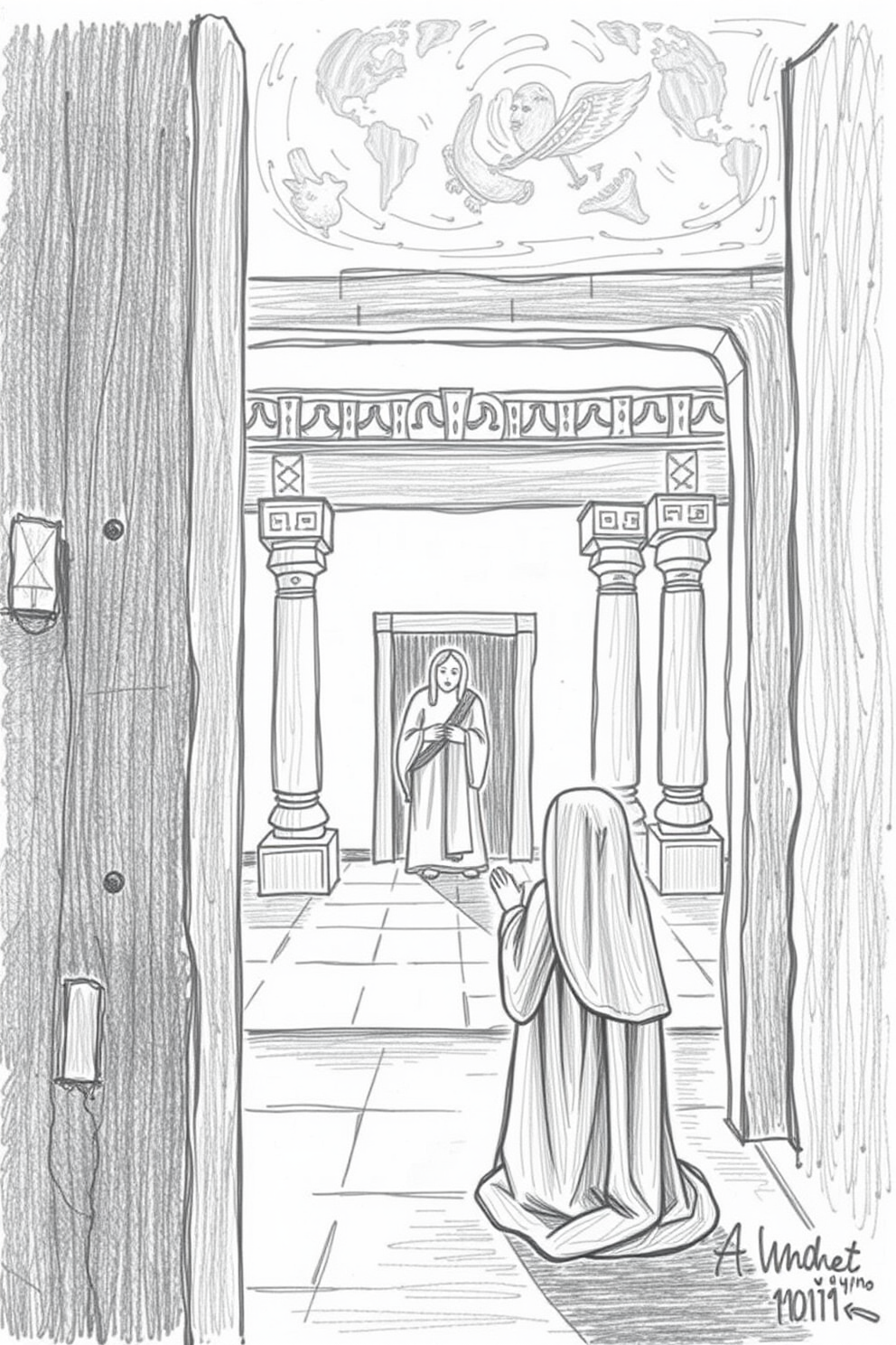 10+ Simeon And Anna Drawing Ideas: Various Styles & Skill Levels