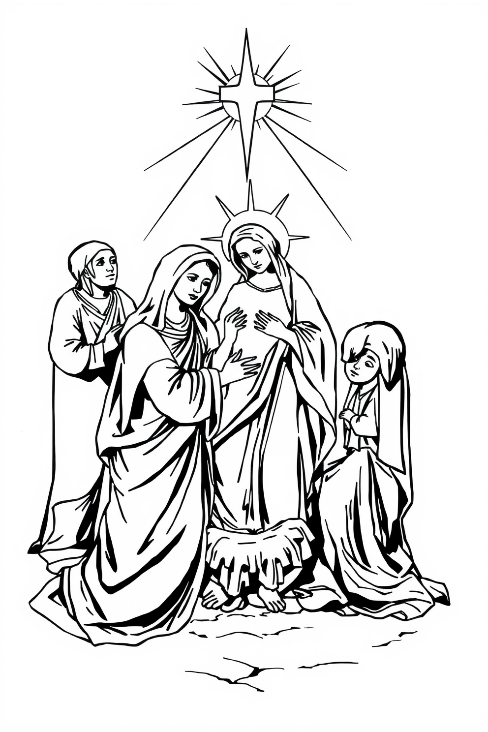 10+ Immaculate Conception Drawing Ideas: Various Styles & Skill Levels