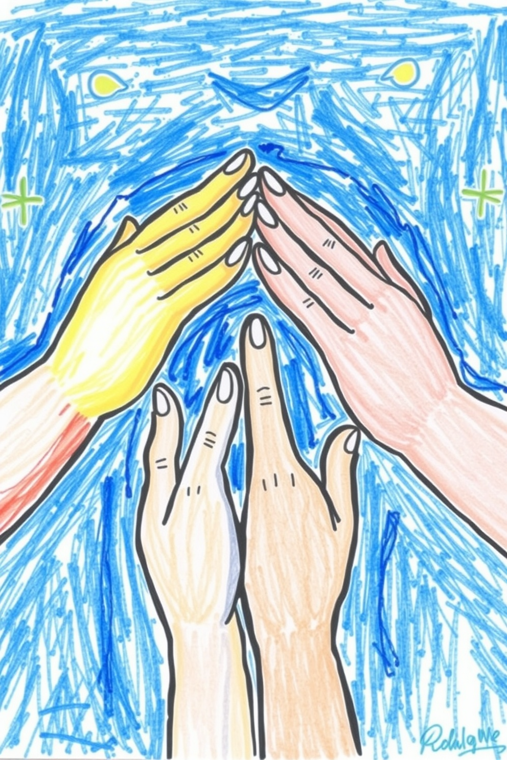 10+ Praying Hands Drawing Ideas: Various Styles & Skill Levels