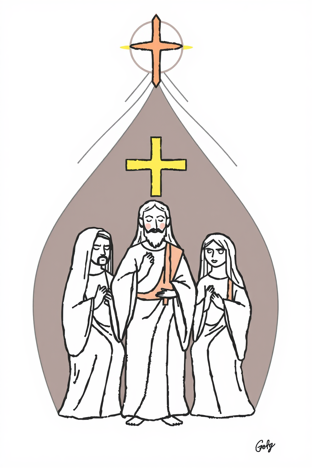 10+ Holy Trinity Drawing Ideas: Various Styles & Skill Levels