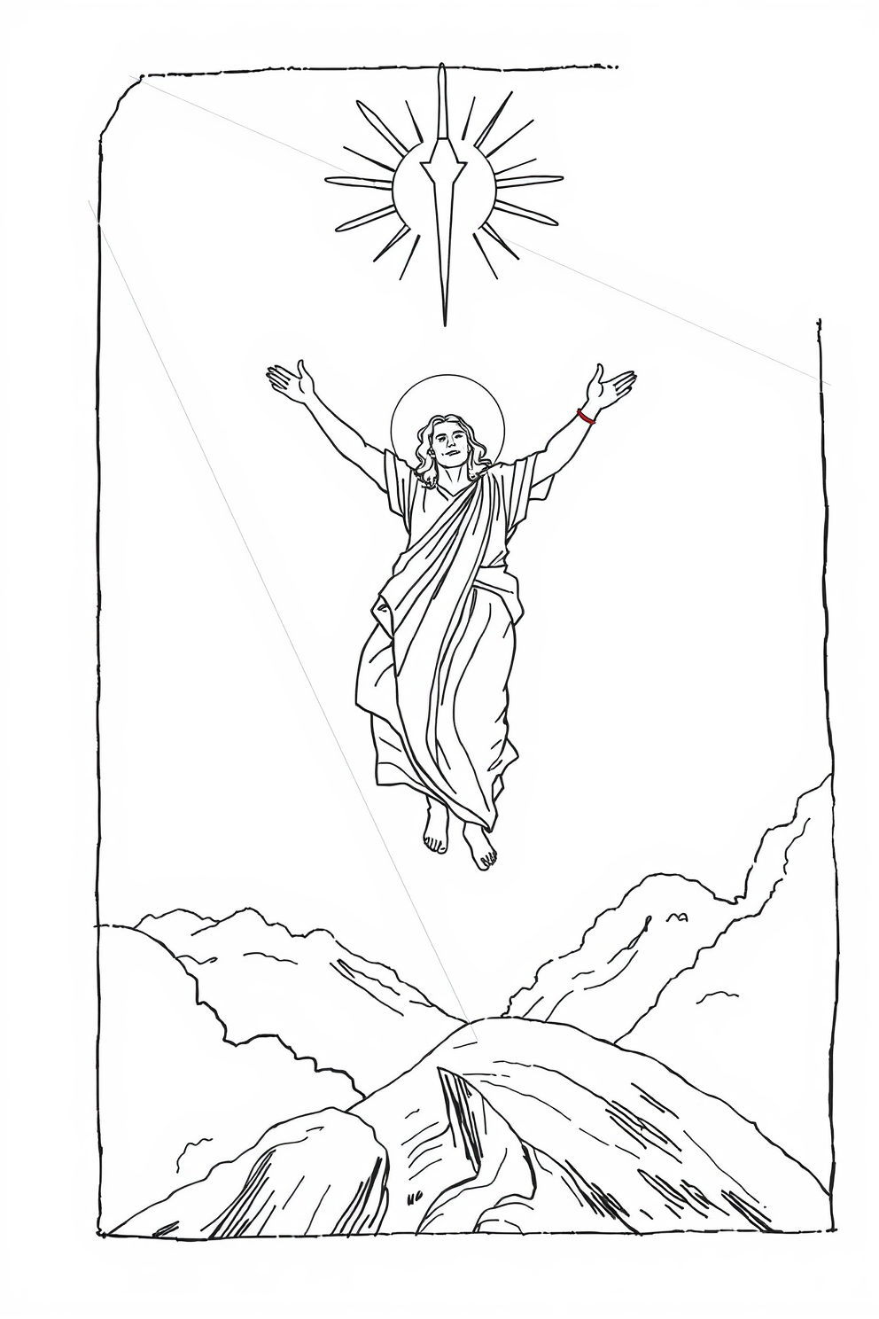 10+ Jesus Ascension Drawing Ideas: Various Styles & Skill Levels