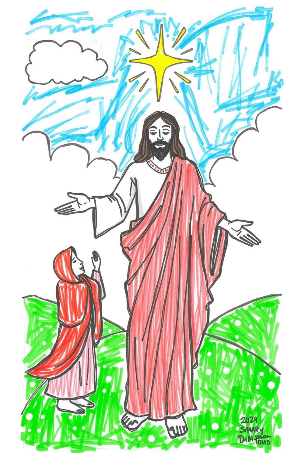 10+ Jesus Transfiguration Drawing Ideas: Various Styles & Skill Levels