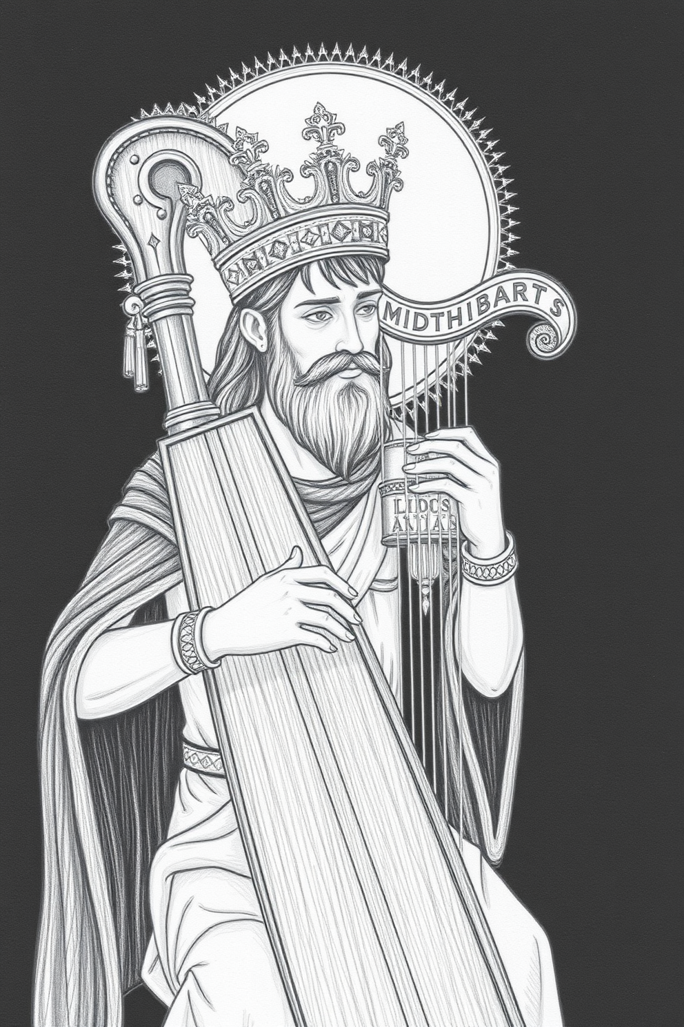 10+ King David Drawing Ideas: Various Styles & Skill Levels