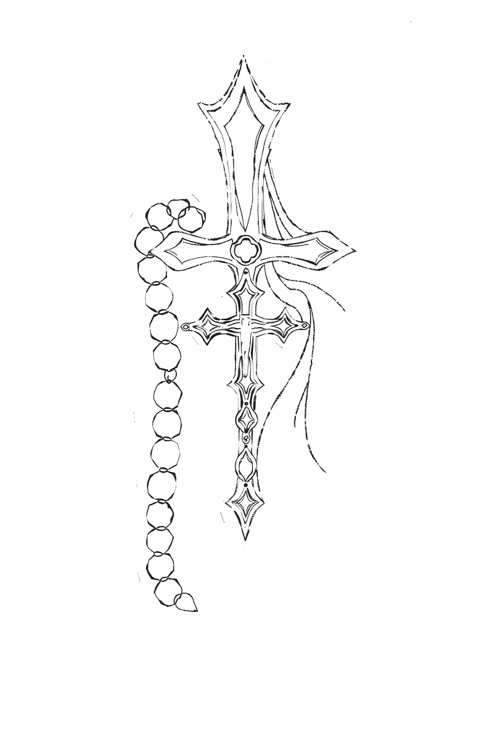 10+ Rosary Drawing Ideas: Various Styles & Skill Levels