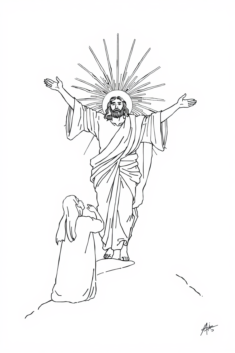 10+ Jesus Resurrection Drawing Ideas: Various Styles & Skill Levels