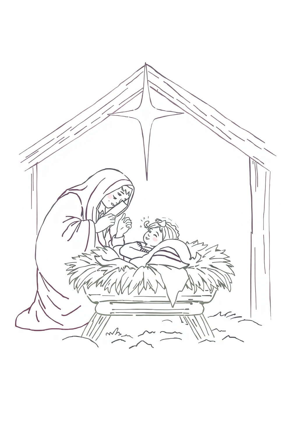 10+ Jesus In The Manger Drawing Ideas: Various Styles & Skill Levels