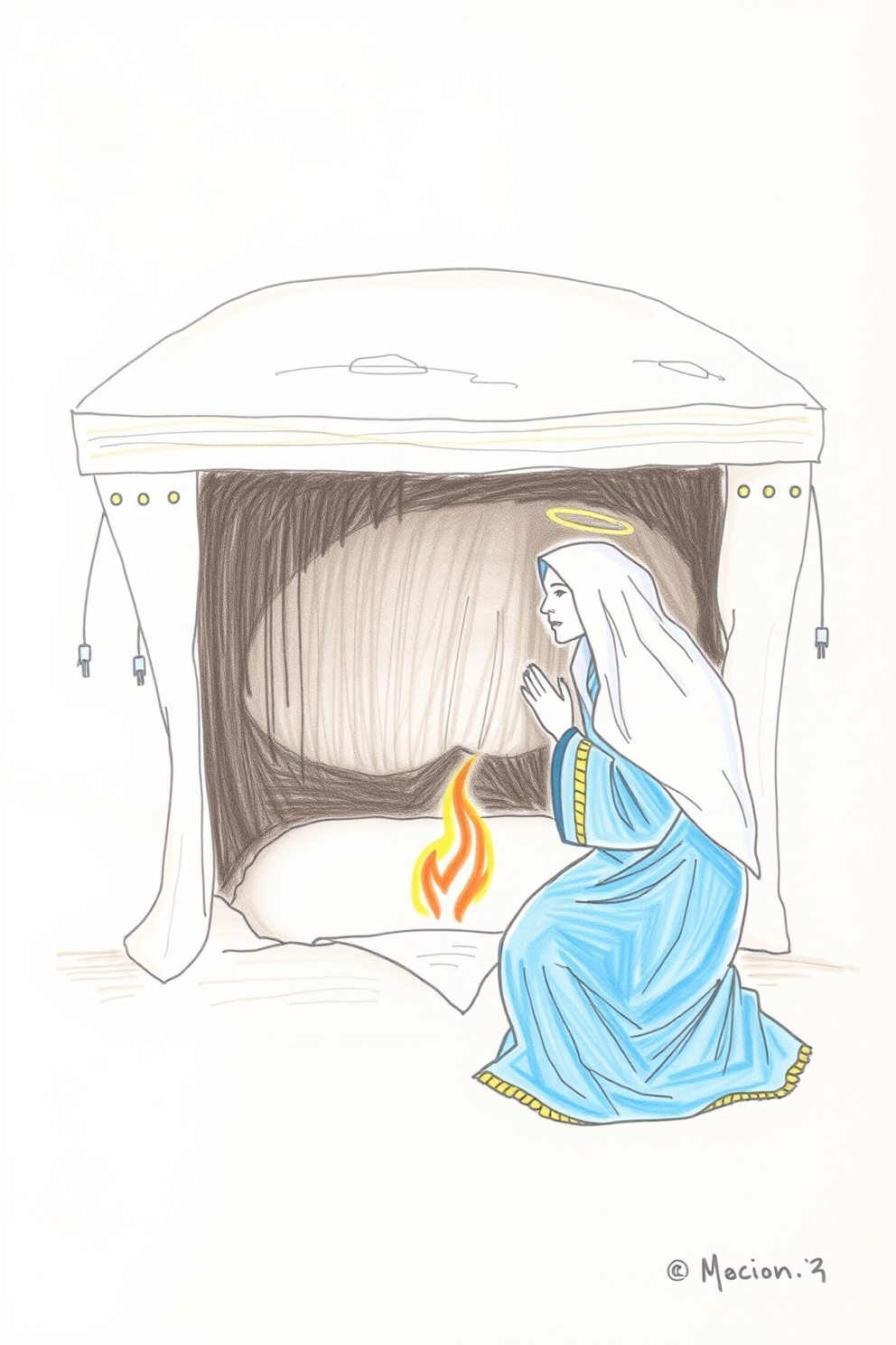 10+ Mary Magdalene At The Tomb Drawing Ideas: Various Styles & Skill Levels