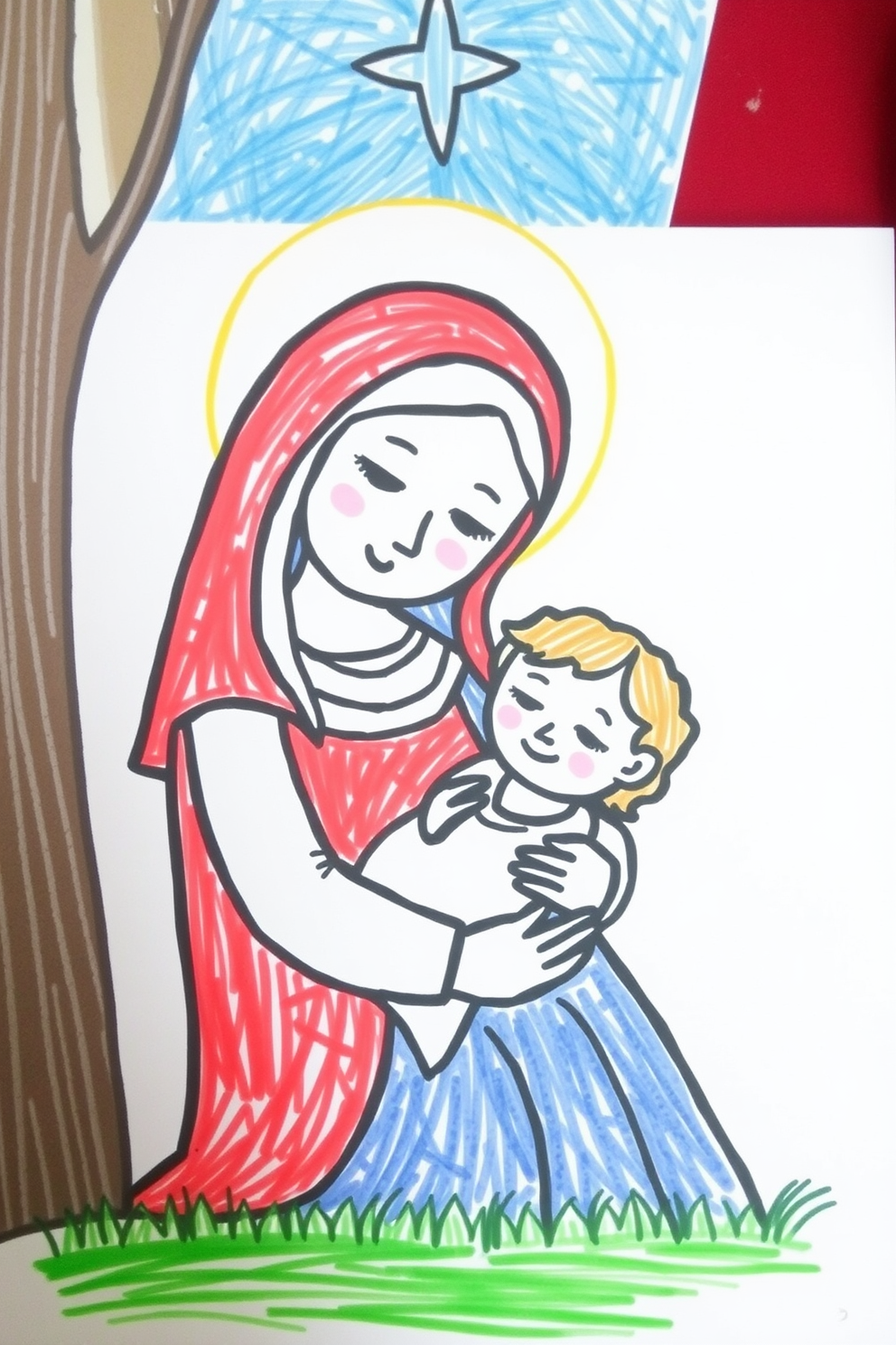 10+ Mary And Baby Jesus Drawing Ideas: Various Styles & Skill Levels