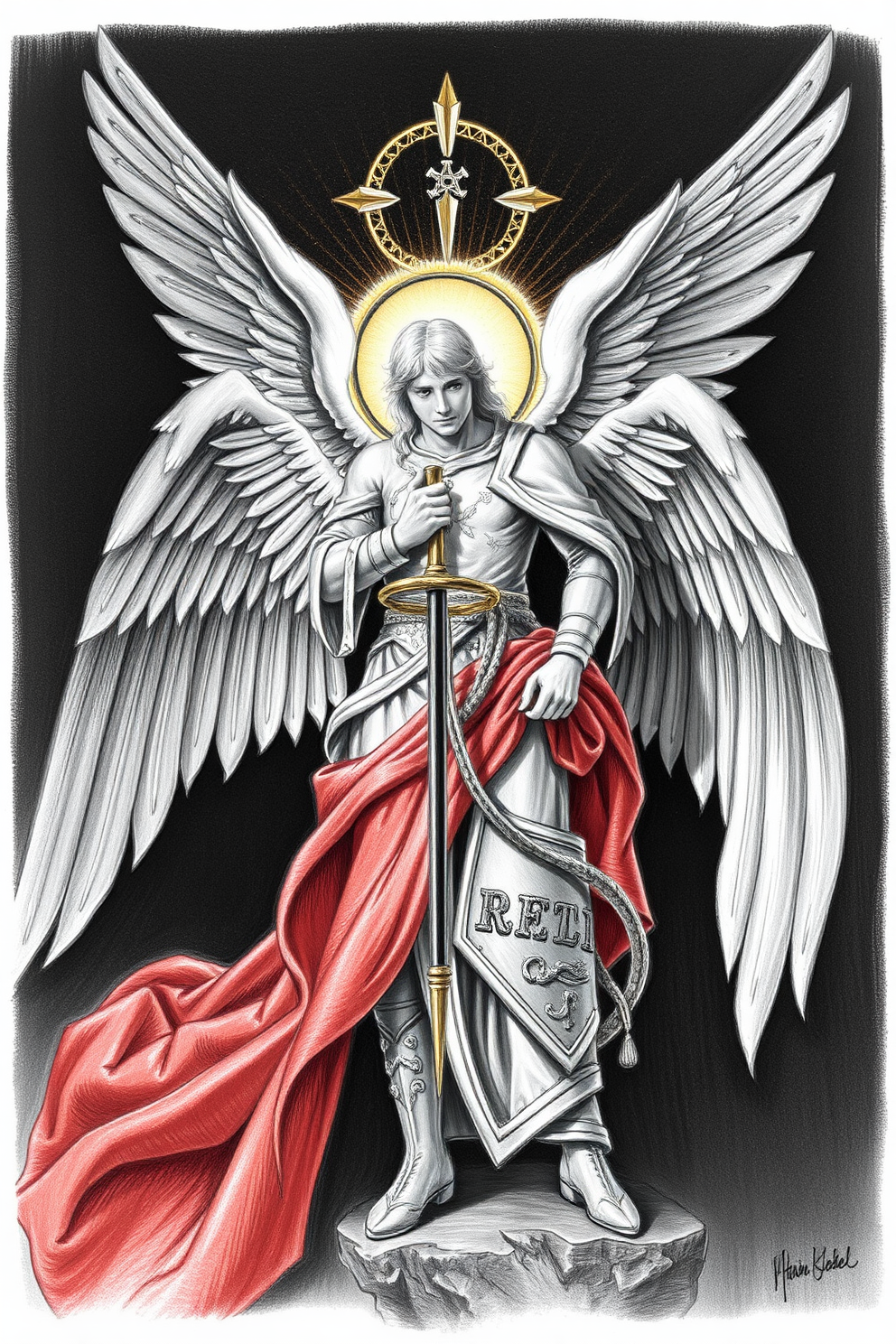 10+ St Michael The Archangel Drawing Ideas: Various Styles & Skill Levels