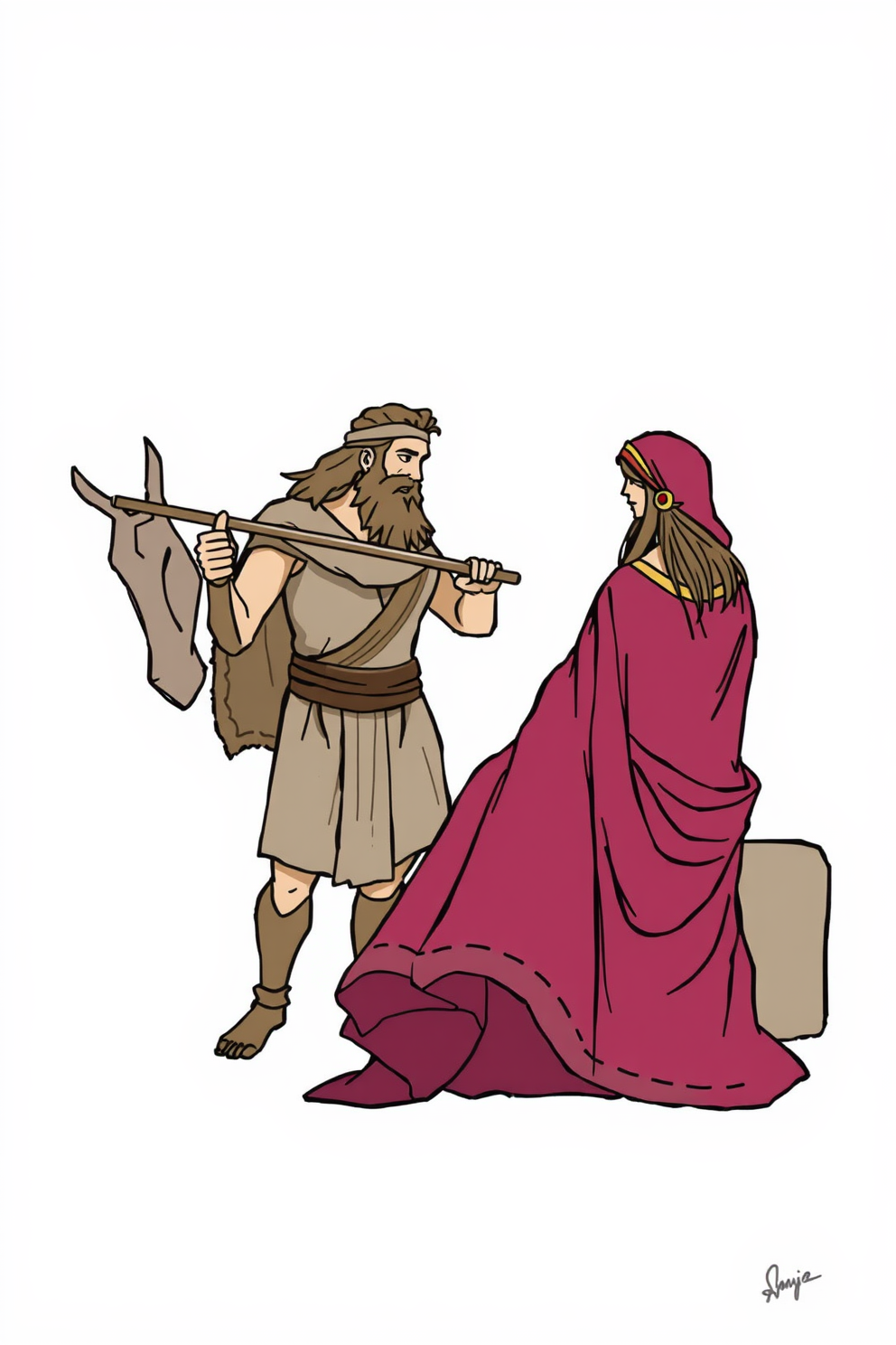 10+ Samson And Delilah Drawing Ideas: Various Styles & Skill Levels