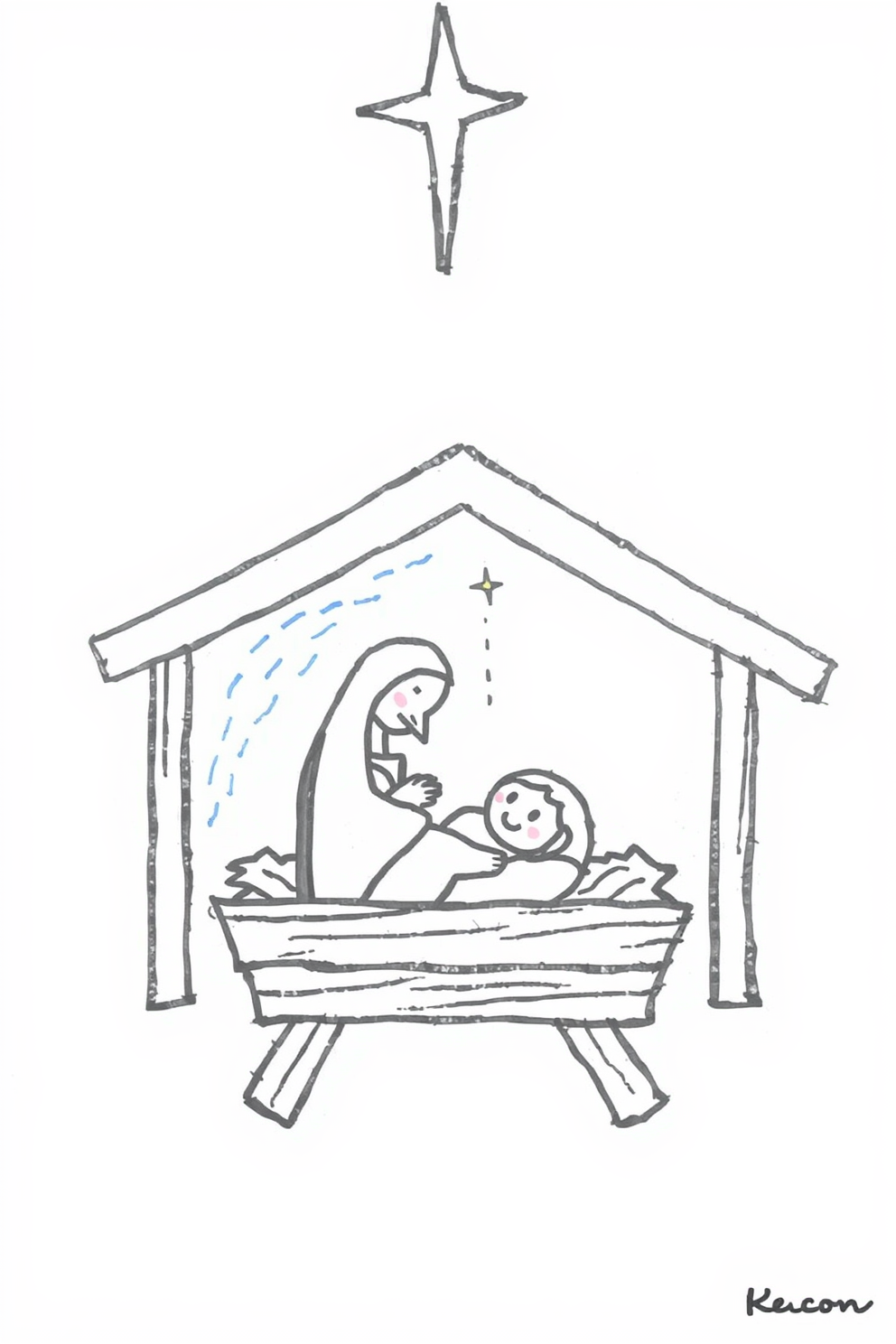 10+ Jesus In The Manger Drawing Ideas: Various Styles & Skill Levels