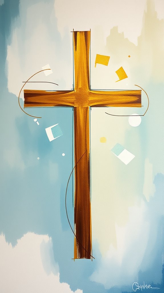 12 Stunning Cross Paintings in Diverse Styles - Encouraging Bible Verses