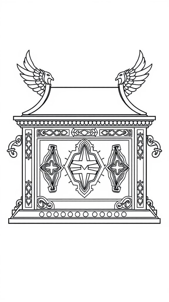 12 Ark Of The Covenant Coloring Pages - Printable & Free To Download ...