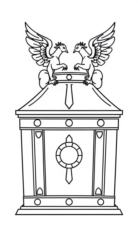 12 Ark Of The Covenant Coloring Pages - Printable & Free To Download ...