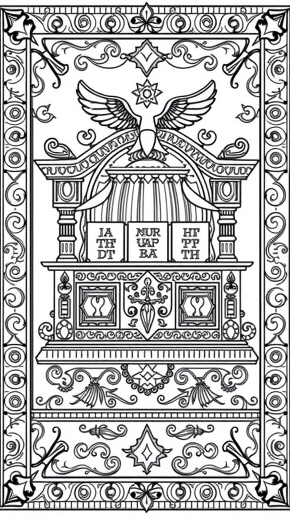 12 Ark Of The Covenant Coloring Pages - Printable & Free To Download ...