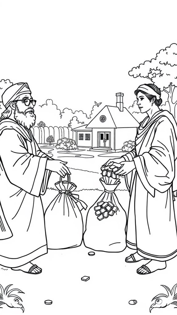 12 Parable Of The Talents Coloring Pages - Printable & Free To Download ...