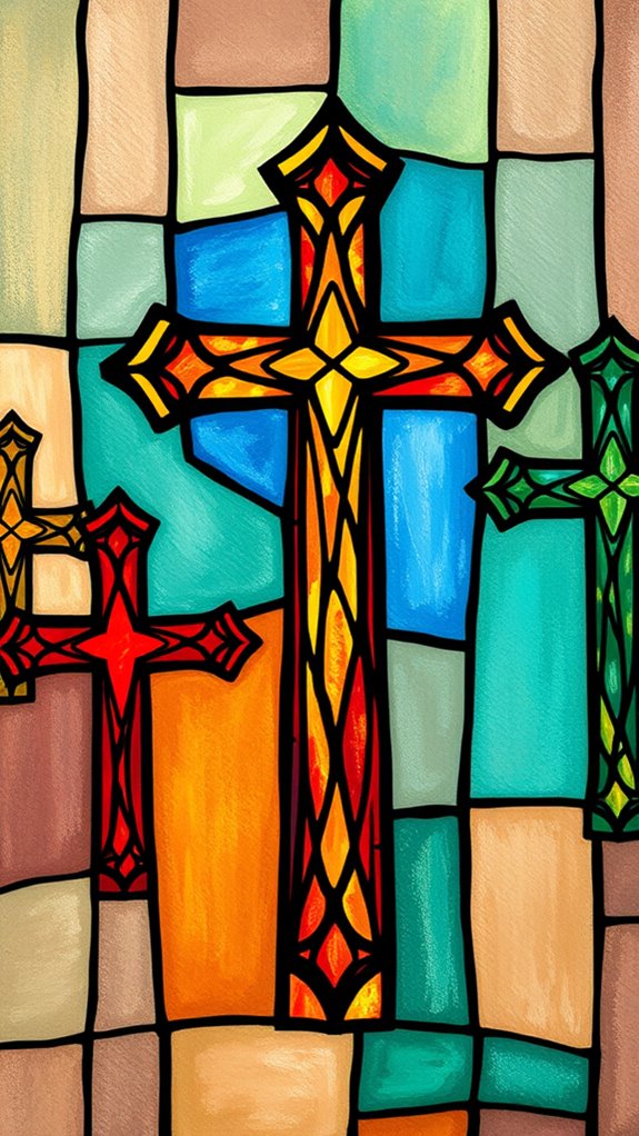 12 Stunning Stained Glass Crosses Painting Styles to Inspire You ...