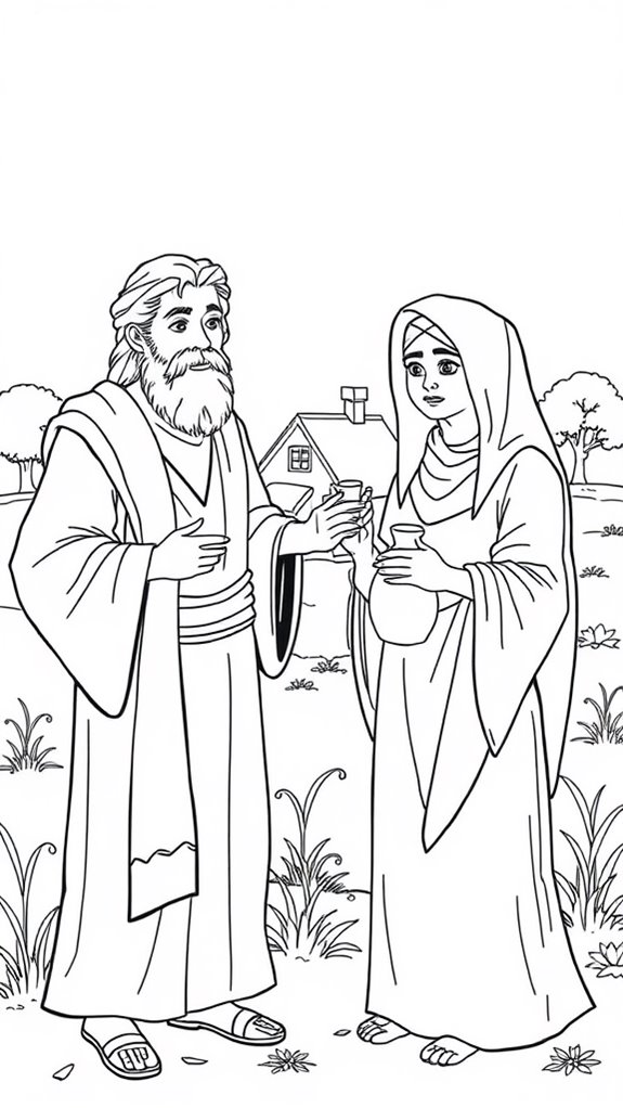 12 Elijah And The Widow Coloring Pages - Printable & Free To Download ...