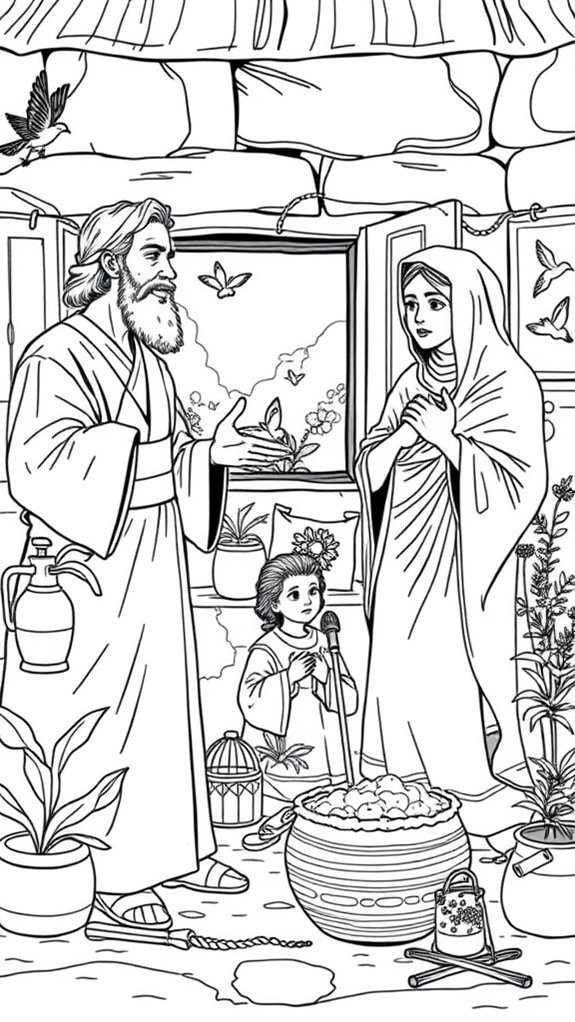 12 Elijah And The Widow Coloring Pages - Printable & Free To Download ...