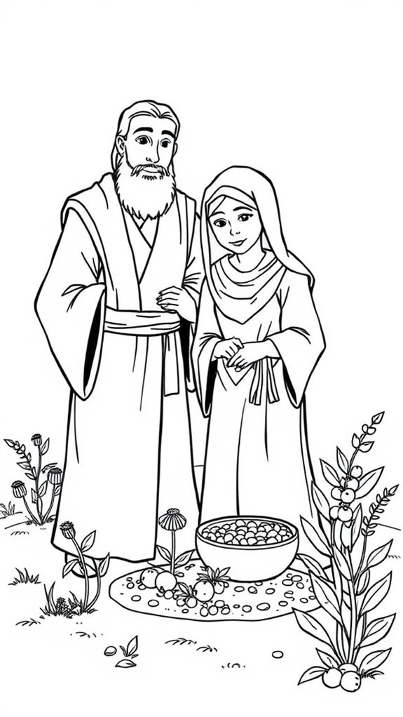 12 Elijah And The Widow Coloring Pages - Printable & Free To Download ...