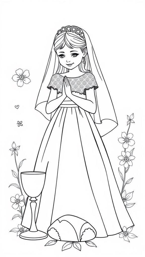 12 First Communion Coloring Pages - Printable & Free To Download ...