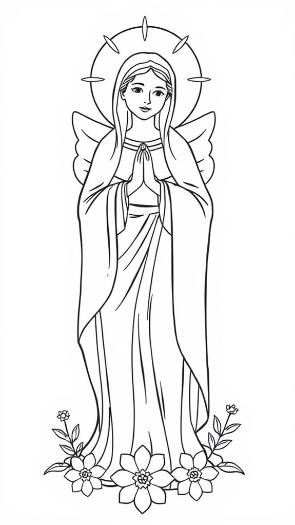 12 Immaculate Conception Coloring Pages - Printable & Free To Download ...