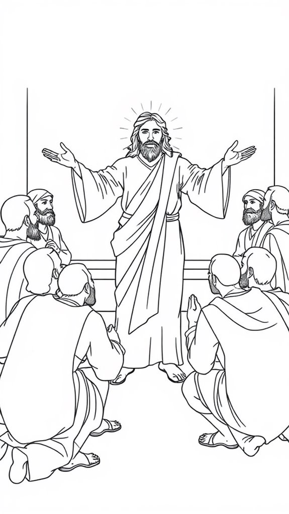 12 Jesus Appears To The Disciples Coloring Pages - Printable & Free To ...