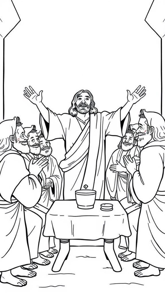 12 Jesus Appears To The Disciples Coloring Pages - Printable & Free To ...