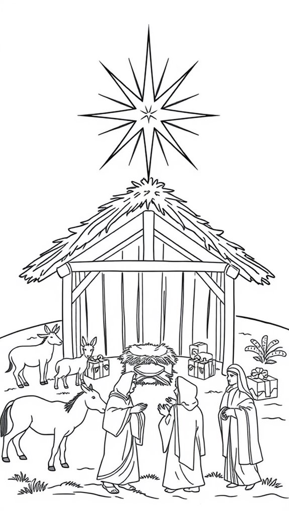 12 Jesus Is Born Coloring Pages - Printable & Free To Download ...
