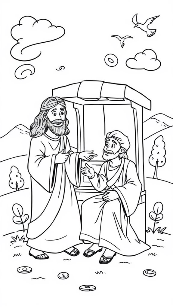 Bible Matthew Coloring Pages Printable 19 Verse Verses Kids Sheet ...