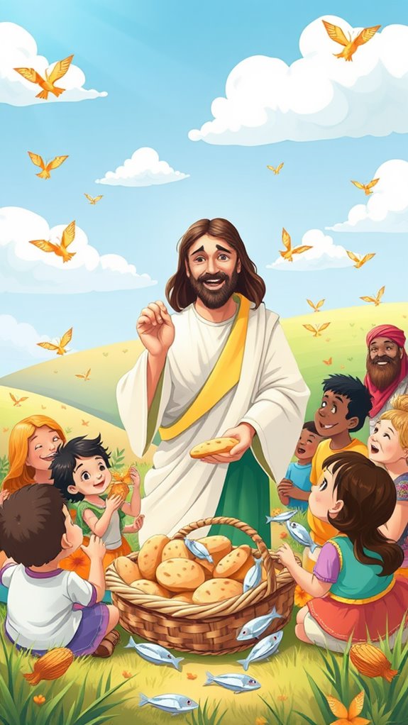 12 Free Jesus Feeds The 5000 Images in Diverse Styles - Encouraging ...