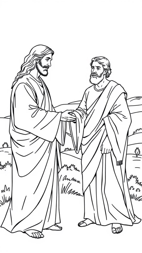 12 Jesus Forgives Peter Coloring Pages - Printable & Free To Download ...
