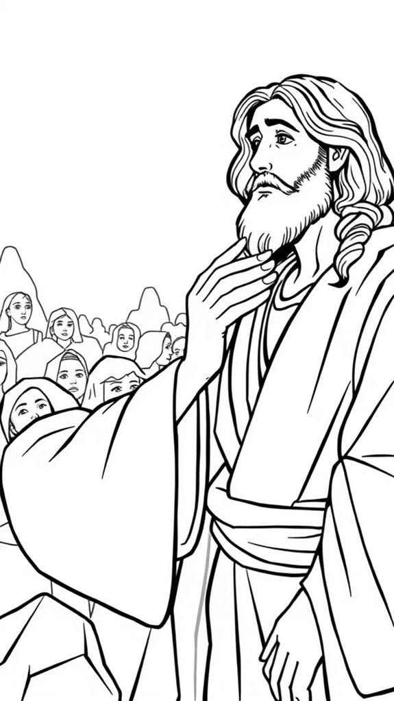 12 Jesus Heals The Blind Man Coloring Pages - Printable & Free To ...