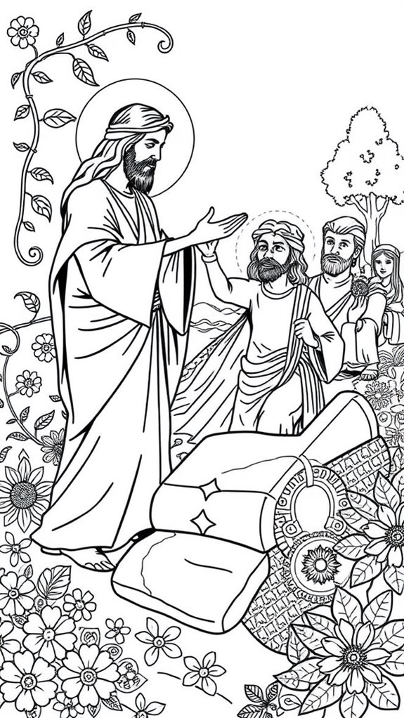 12 Jesus Raises Lazarus Coloring Pages - Printable & Free To Download ...