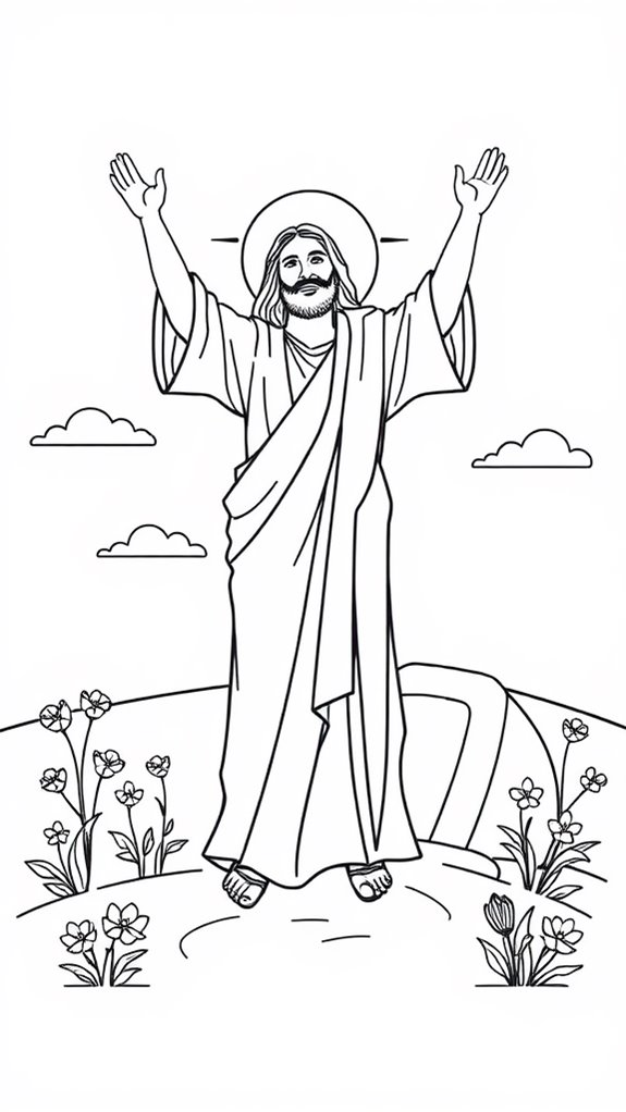 12 Jesus Resurrection Coloring Pages - Printable & Free To Download ...