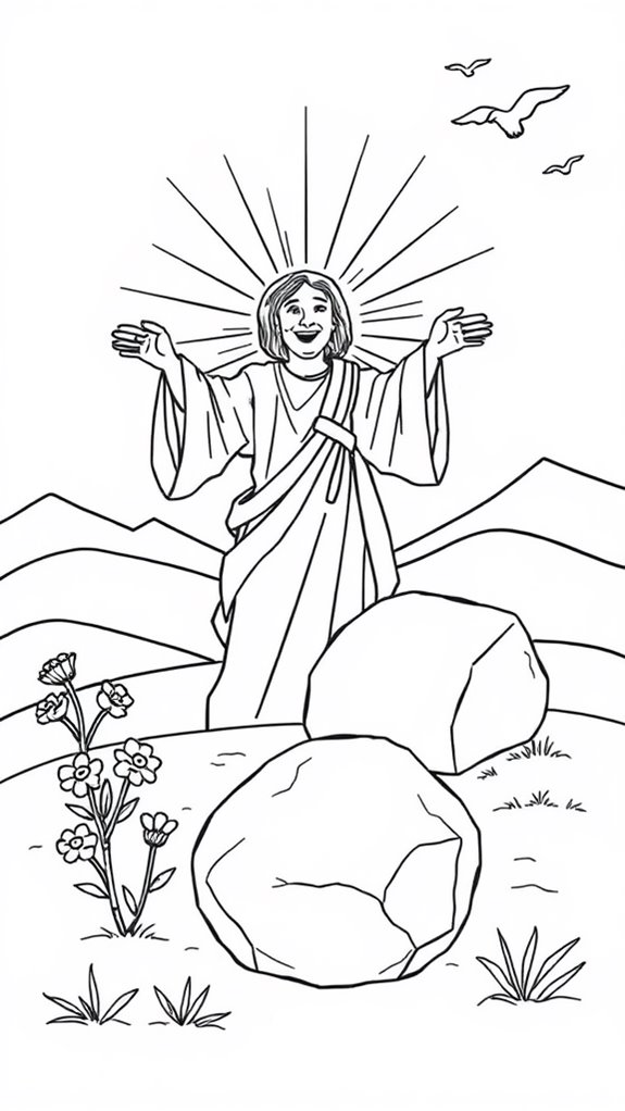 12 Jesus Resurrection Coloring Pages - Printable & Free To Download ...