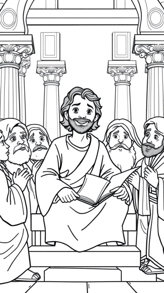 12 Jesus In The Temple Coloring Pages - Printable & Free To Download ...