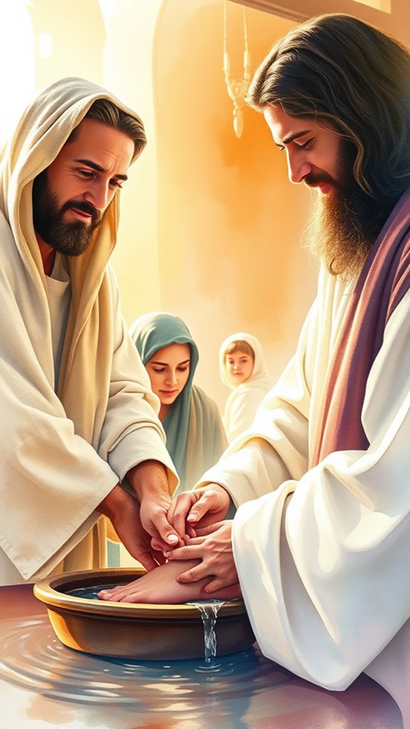 12 Free Jesus Washing Feet Images in Various Styles - Encouraging Bible ...