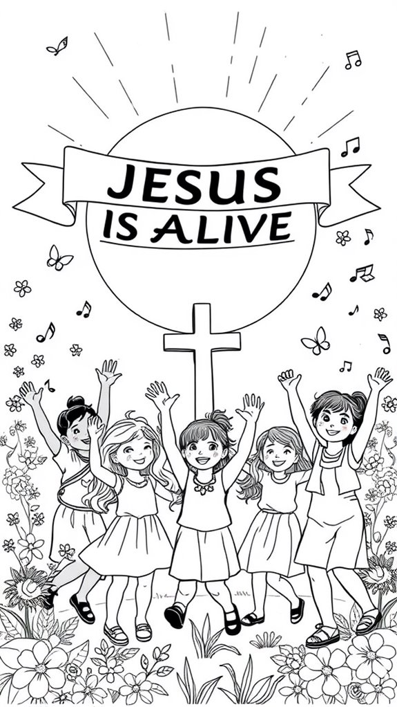 12 Jesus Is Alive Coloring Pages - Printable & Free To Download ...