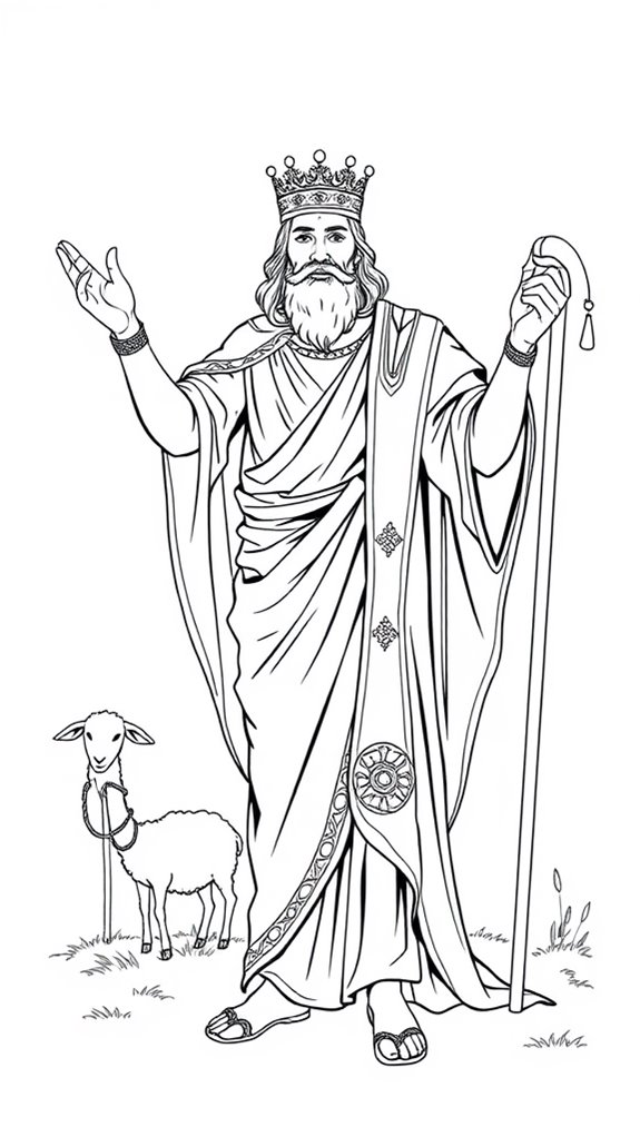 12 King David Coloring Pages - Printable & Free To Download ...