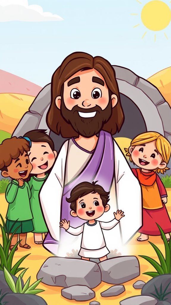 12 Free Jesus Raises Lazarus Clipart Images You’ll Love - Encouraging ...