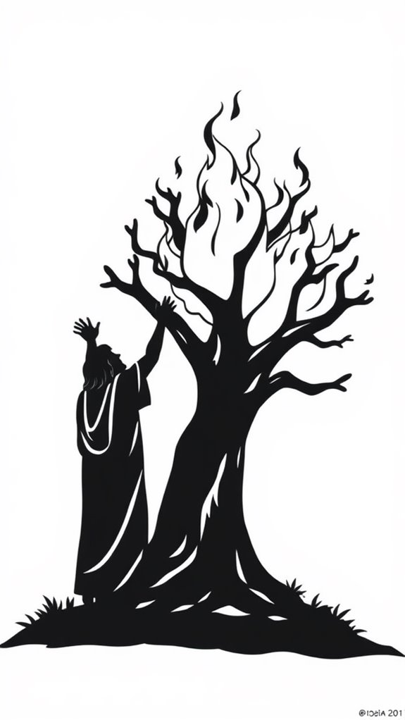 12 Moses And The Burning Bush Coloring Pages - Printable & Free To ...
