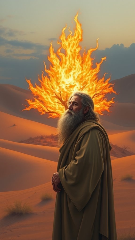 12 Captivating Moses and the Burning Bush Paintings - Encouraging Bible ...