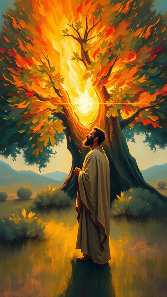 12 Captivating Moses and the Burning Bush Paintings - Encouraging Bible ...