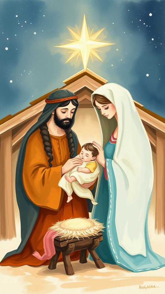 12 Unique Nativity Scene Paintings in Various Styles - Encouraging ...