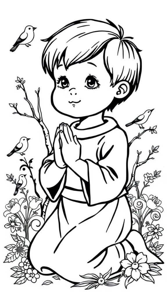 12 Child Praying Coloring Pages - Printable & Free To Download ...